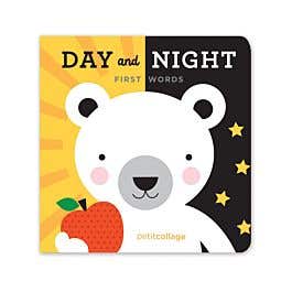 Petit Collage - Day & Night First Words Book | West Coast Kids